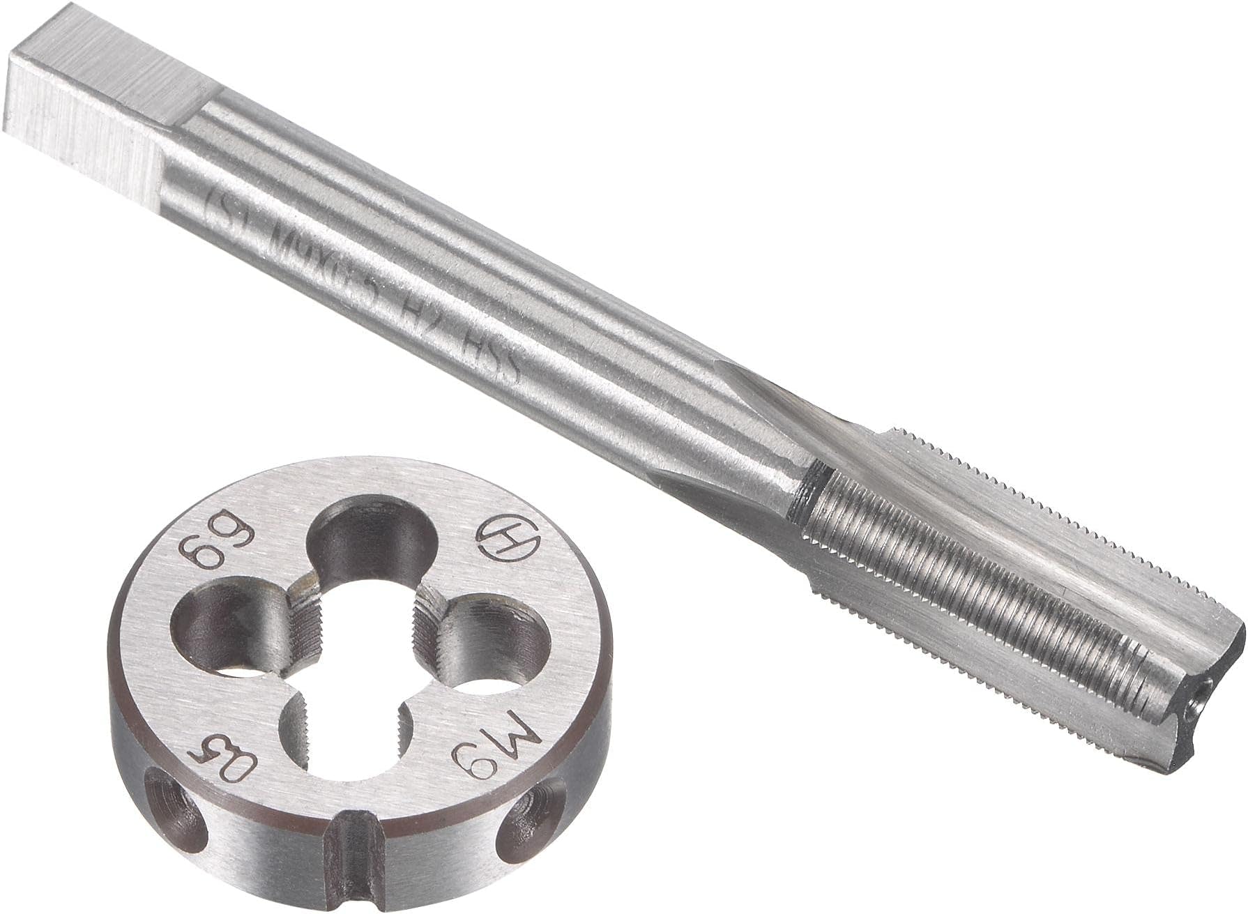 Amazon.com: uxcell M16 x 2mm Metric Tap and Die Set, Machine Thread ...