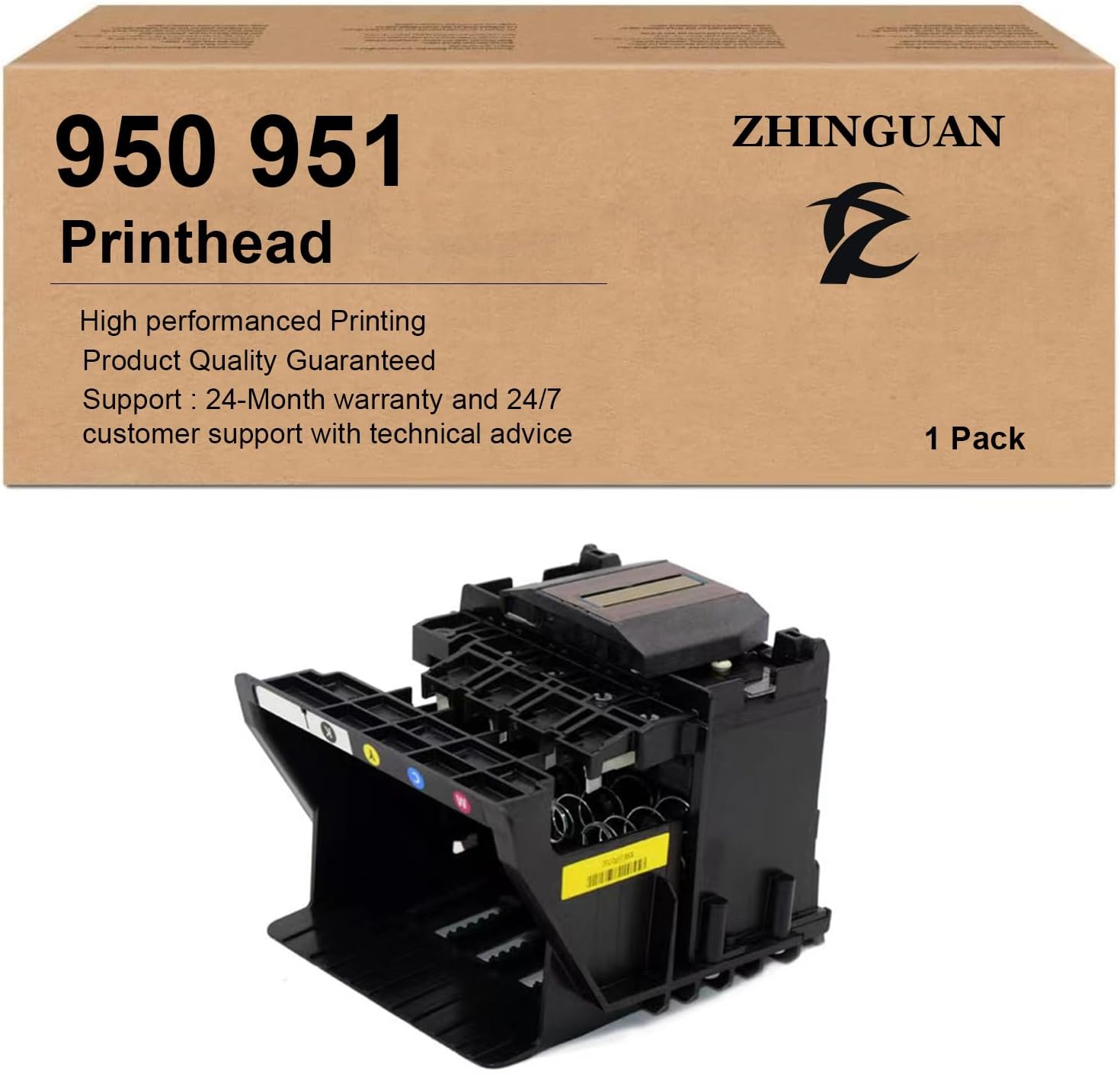 Amazon.com: ZHINGUAN Remanufactured 950 951 950xl 951xl Printhead Works ...