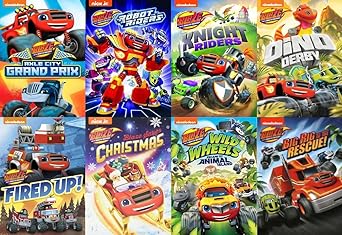 Amazon.com: Blaze and the Monster Machines 8-Volume Nick Jr. DVD ...