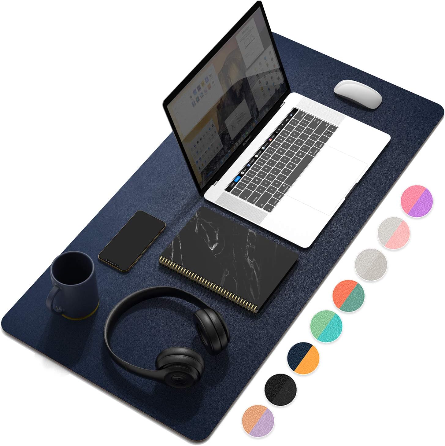 Amazon.com : YSAGi Dual-Sided PU Leather Desk Pad (31.5" x 15.8", Light ...