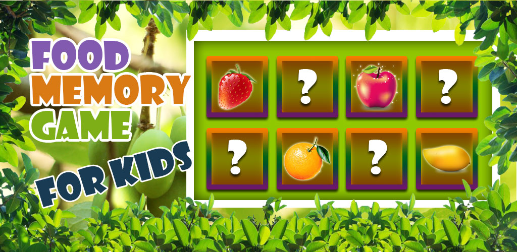 Food Memory Game for Kids - Application sur Amazon Appstore