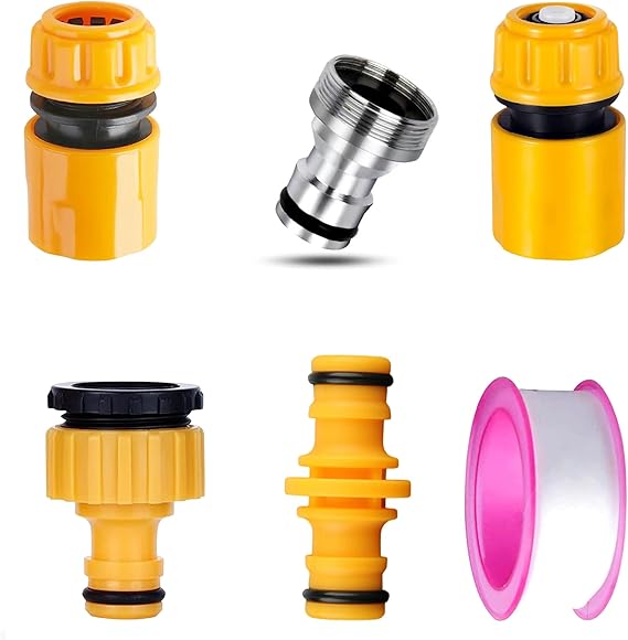 Universal Hose Connector Set - Hose End & Waterstop Connector, Double ...