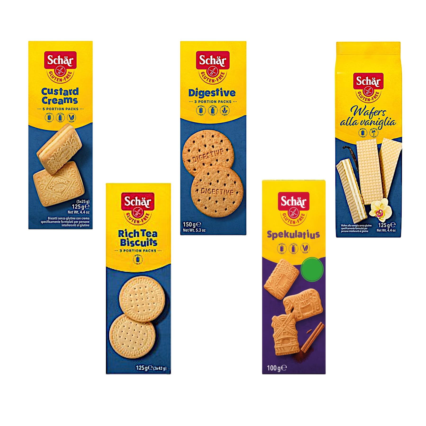 Classic Gluten Free Biscuits & Cookies Bundle - with Schar Gluten Free ...