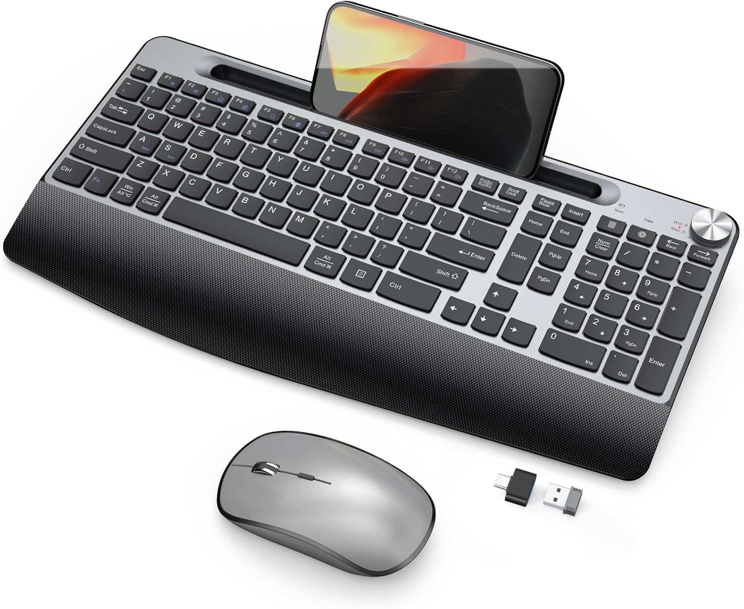 Amazon.com: JOYACCESS Wireless Keyboard and Mouse, Ergonomic Wireless ...