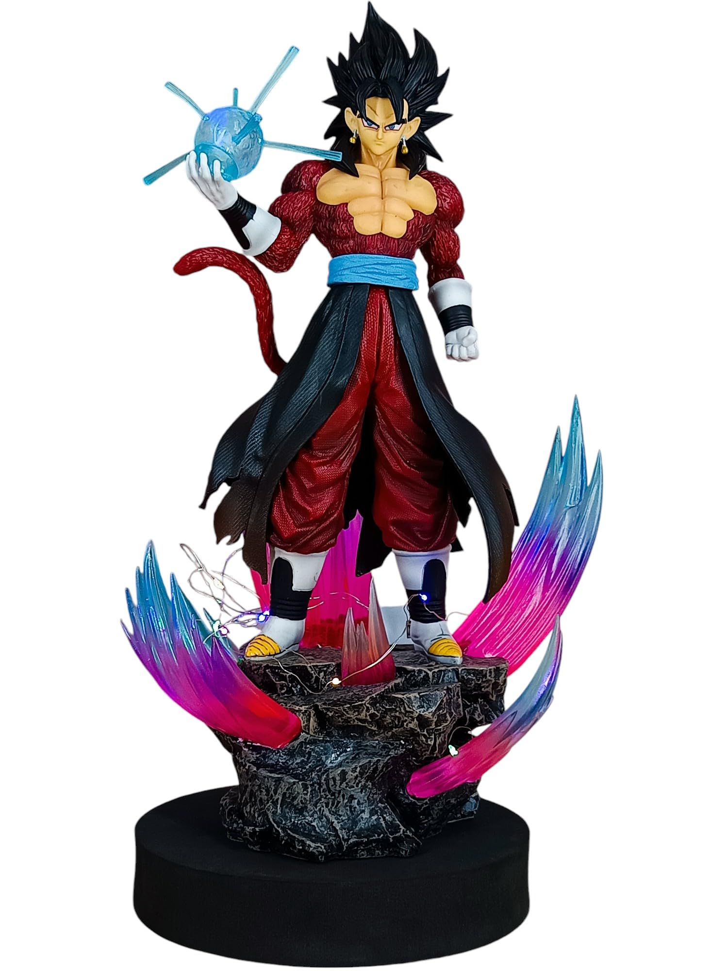 Buy KENMA Black SSJ4 Big Size 40 CM Anime Toy Standee Action Figure ...