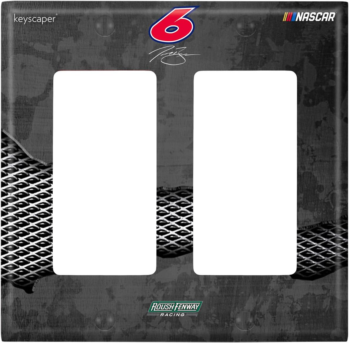 Amazon.com: Keyscaper Trevor Bayne Double Rocker Light Switch Cover ...