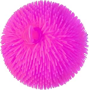 Amazon.com: Red Puffer Balls 7 Inch Stress Stretchy Sensory Ball Spiky ...