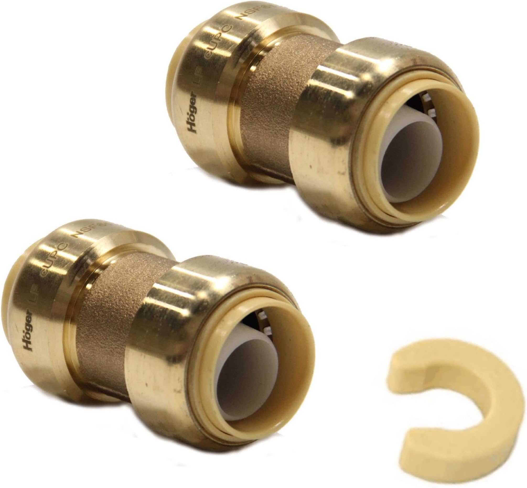 5 PIECES XFITTING 3/4" PUSH FIT SLIP/REPAIR COUPLINGS 4-1/4 INCH LONG ...