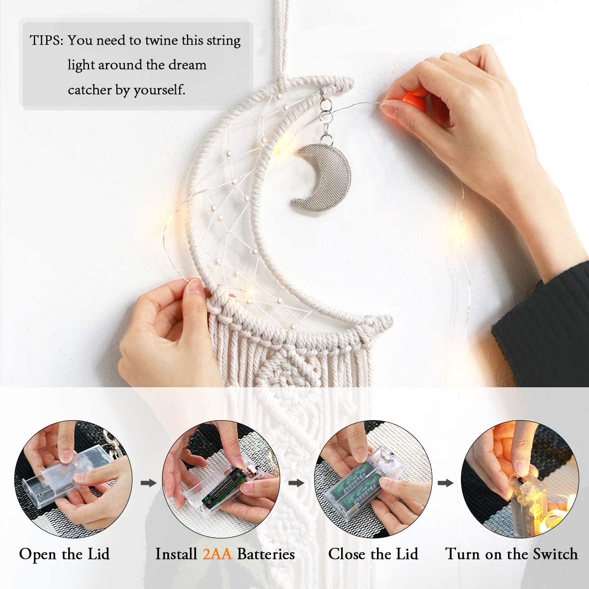 String Dream Catcher Nail