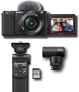 Amazon.com : Sony Alpha ZV-E10 - APS-C Interchangeable Lens Mirrorless Vlog Camera Kit & Content ...