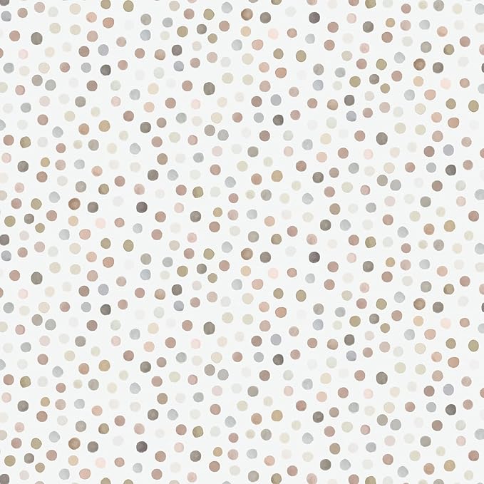 Ismoon 17.3''x78.7''Peel and Stick Wallpaper Boho Polka Dot Wallpaper ...