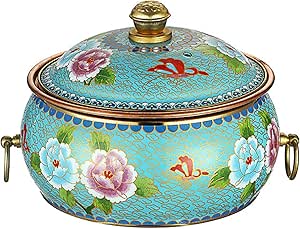 Amazon.com: UNYQBFKM Chinese Copper Hot Pot Mongolian Cattle Hotpot ...