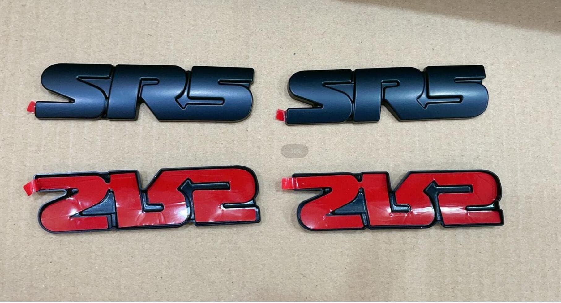 Amazon.com: Weekeight 2pcs for Toyota 4RUNNER, Tundra, Tacoma SR5 Black ...