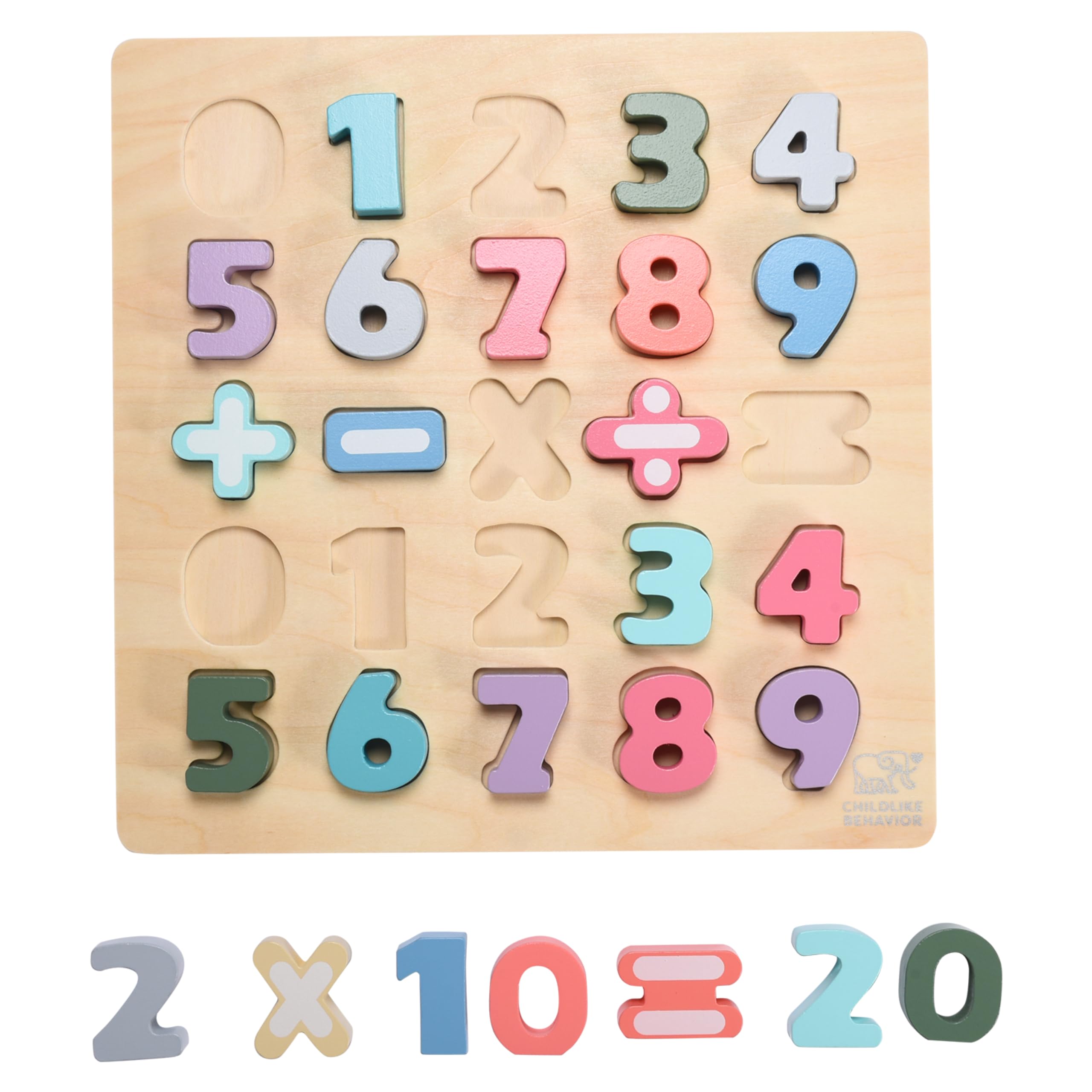 Snapklik.com : Childlike Behavior Premium Number Puzzles - 11" X 11 ...
