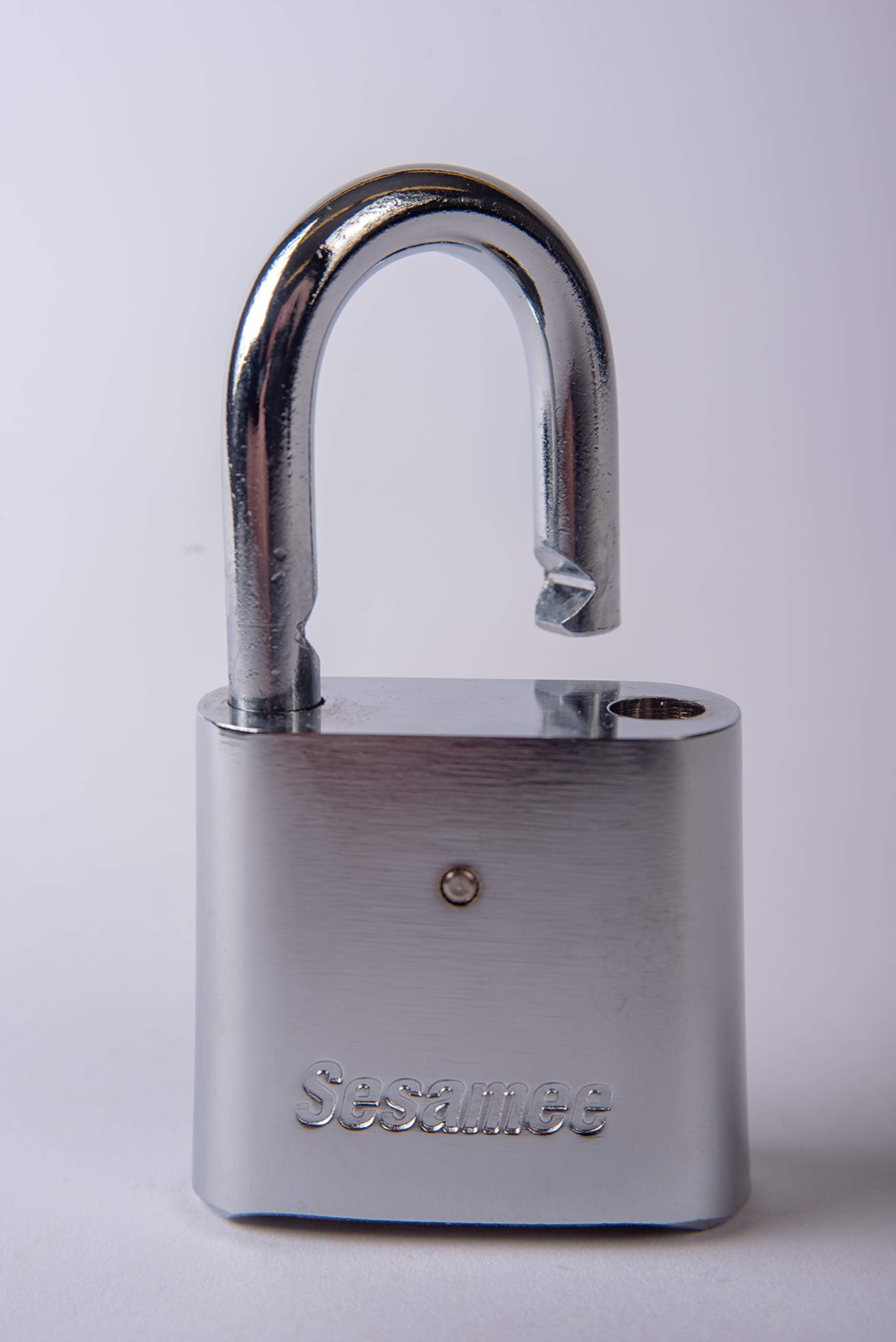 Sesamee K436 4 Dial Bottom Resettable Combination Brass Padlock with 1 ...