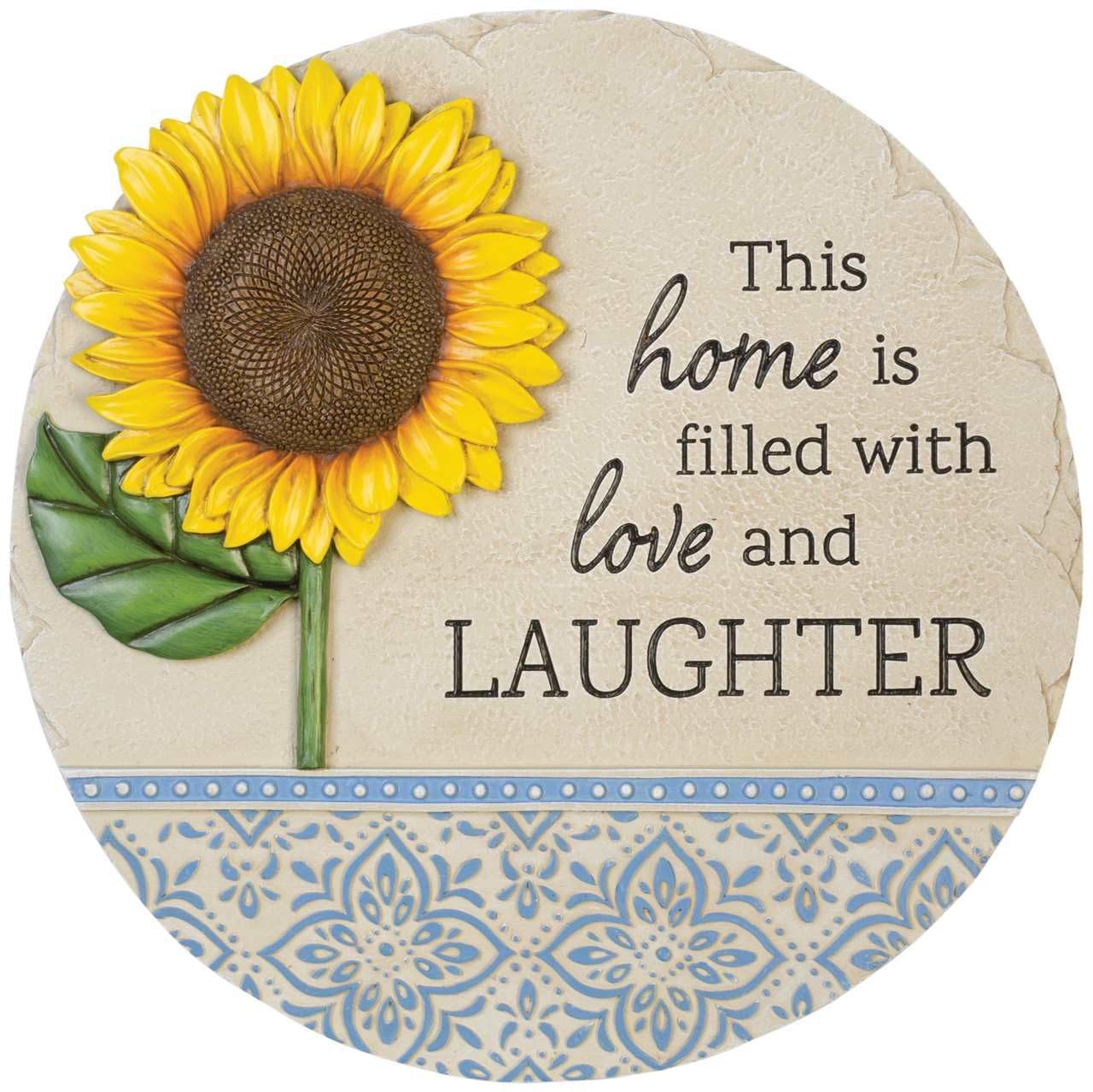Snapklik.com : Carson Love And Laughter Handcrafted Stepping Stone