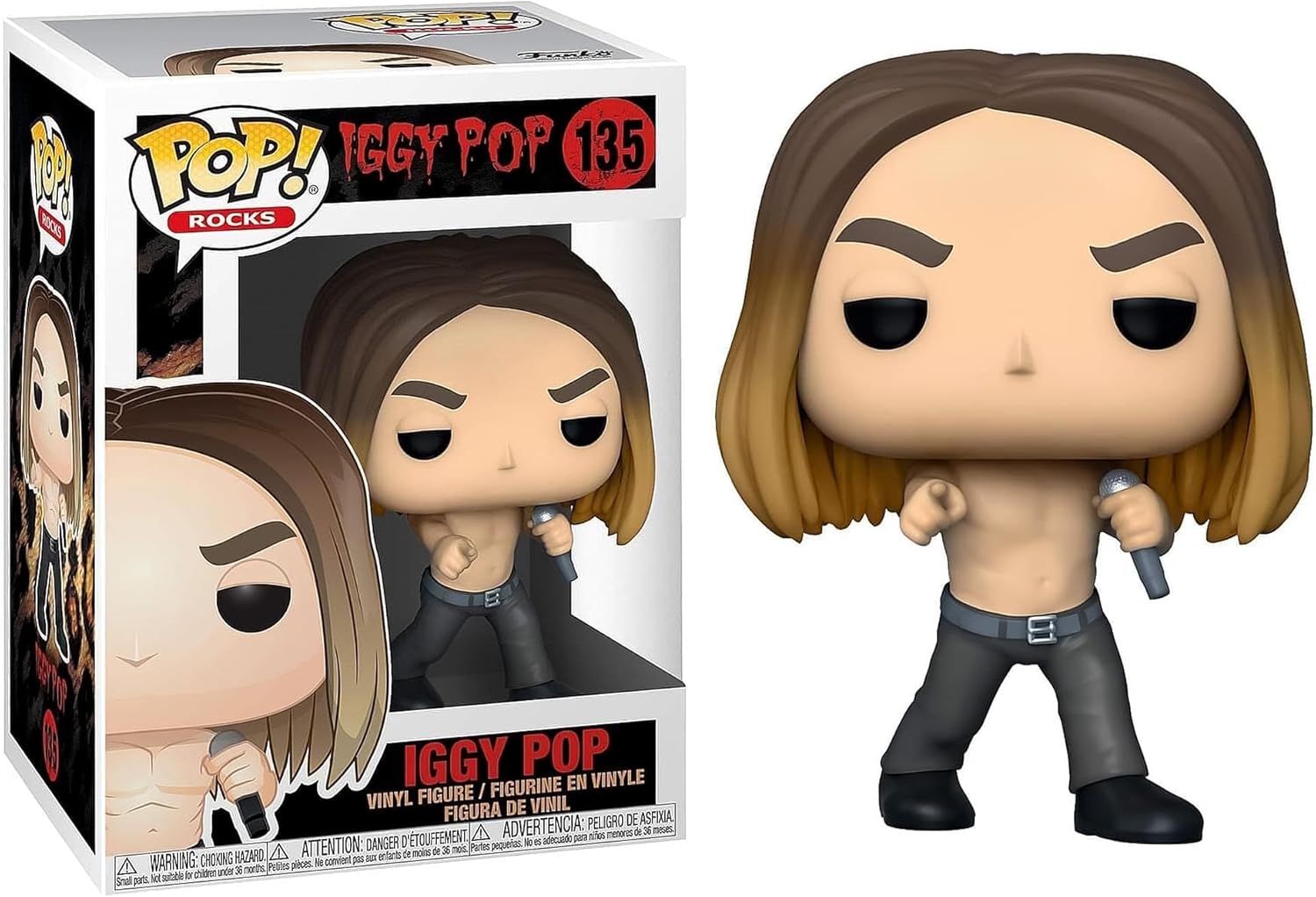 Amazon.com: Funko Pop! Rocks: Iggy Pop - Iggy : Funko: Toys & Games