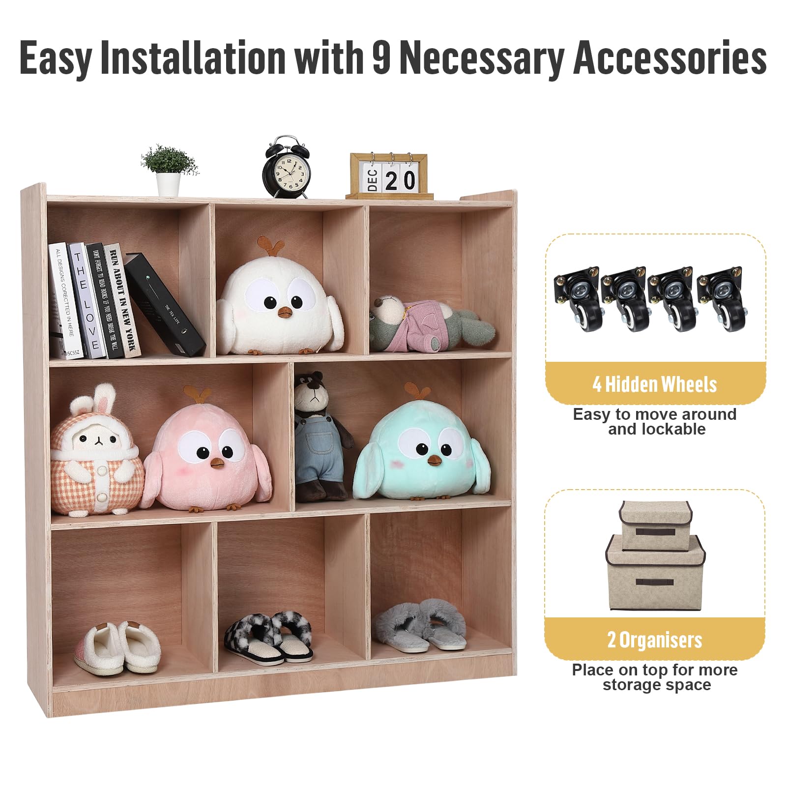Snapklik.com : Garvee 10-Section Classroom Storage Locker, 10 Cubbies ...