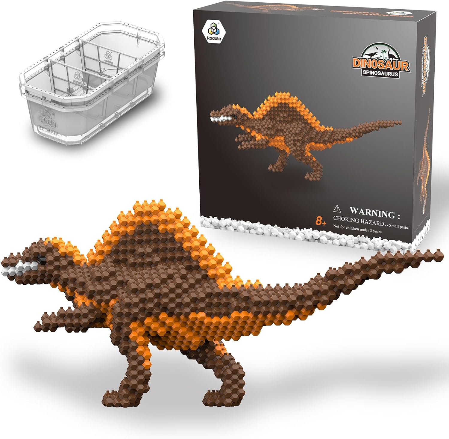 Amazon.com: KADELE Fun Dinosaur Building Set 420PCS, Spinosaurus ...
