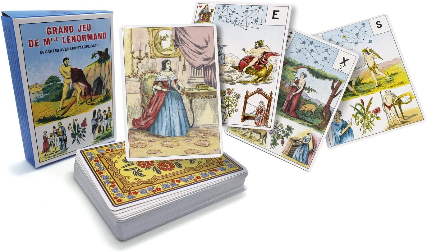 Tarot Grand jeu de Mlle Lenormand (54 cartes) N.é. : INCONNU: Amazon.ca ...