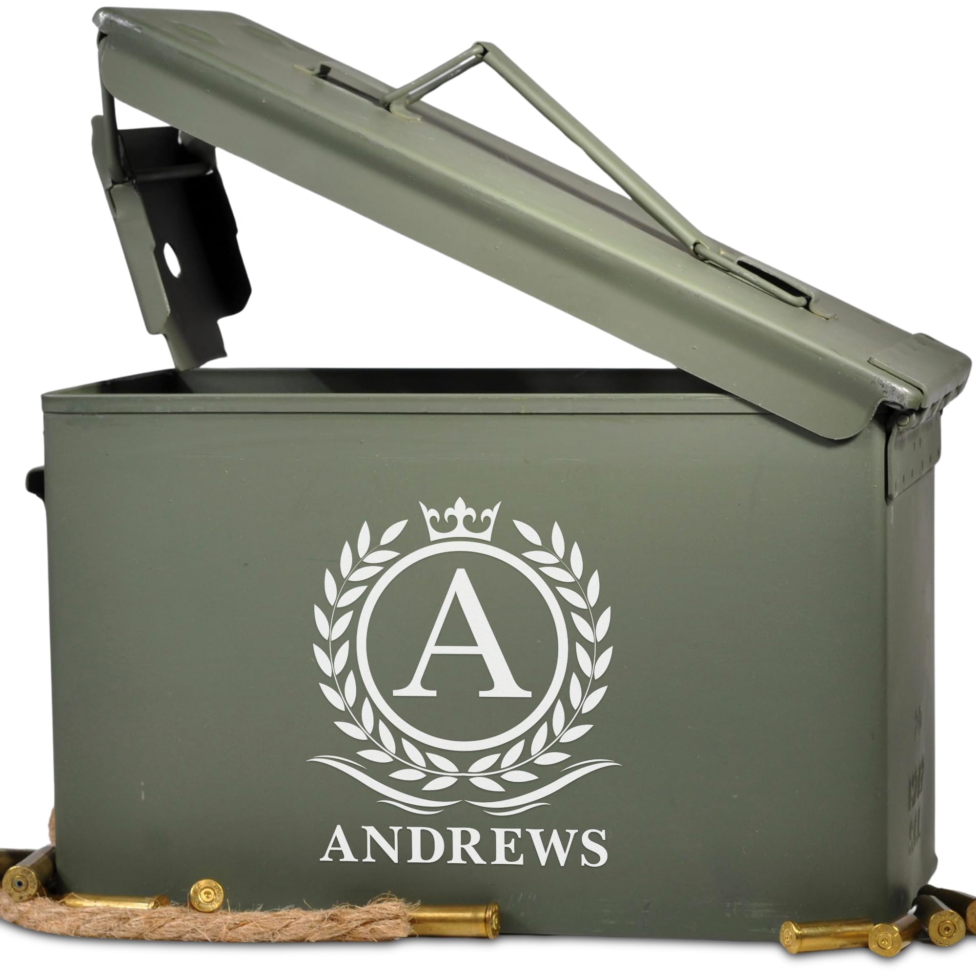 Amazon.com: Personalized Ammo Box For Men - Custom Ammo Can Gift Set ...