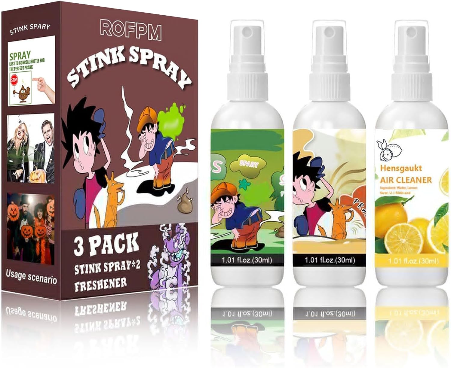ROFPM Stink Spray, Extra Strong Stink Spray for Adult Pranks, Stink ...