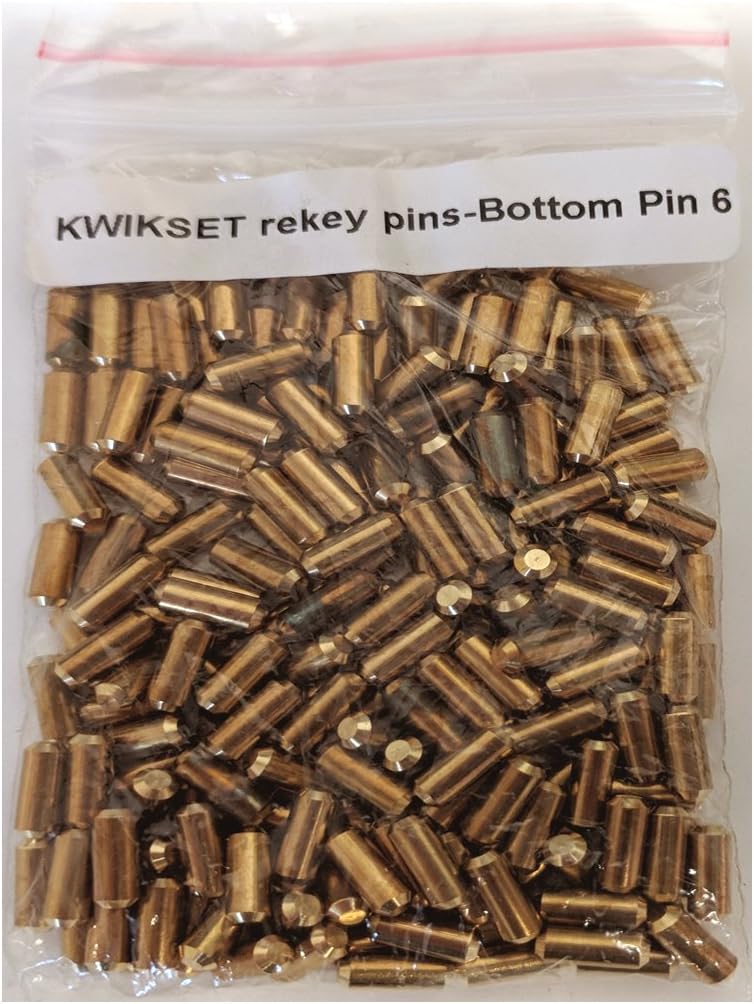 200 Pieces KW1 / KW10 Kwikset Compatible Rekey Bottom Pins #1, #2, #3 ...