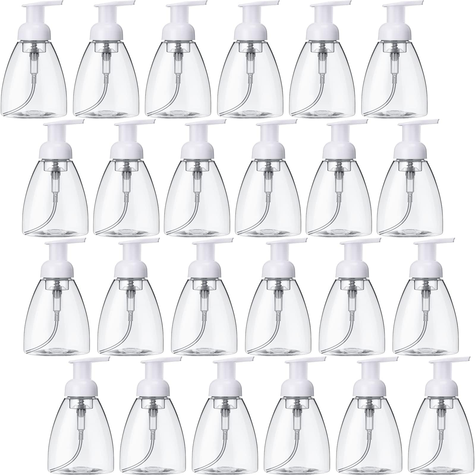 Amazon.com: Hushee 150 Pieces 8 oz Plastic Bottles with Pump Dispenser ...