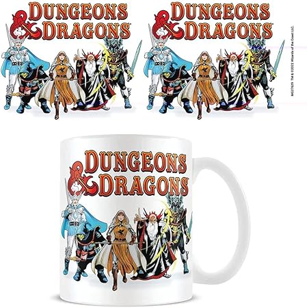 Dungeons and Dragons Coffee Mug in Presentation Gift Box (D&D Character ...