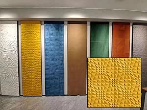 Amazon.co.jp: 3D Art Soft Wall Panel:Soft surface wall covering ...