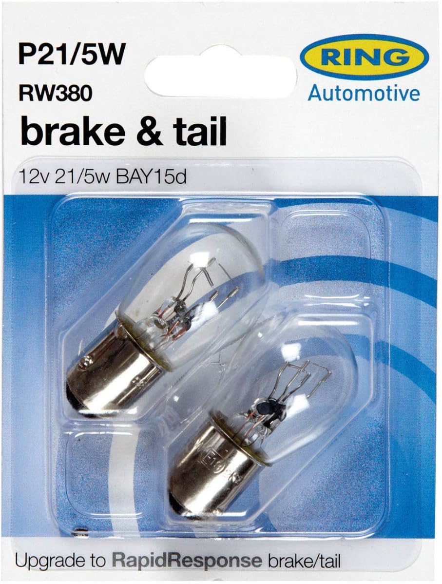 Bosch P21W (382) Pure Light Car Light Bulbs - 12 V 21 W BA15s - 2 Bulbs ...