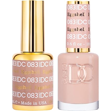 Amazon.com : DND DC GEL DUO 083 EGGSHELL : Beauty & Personal Care