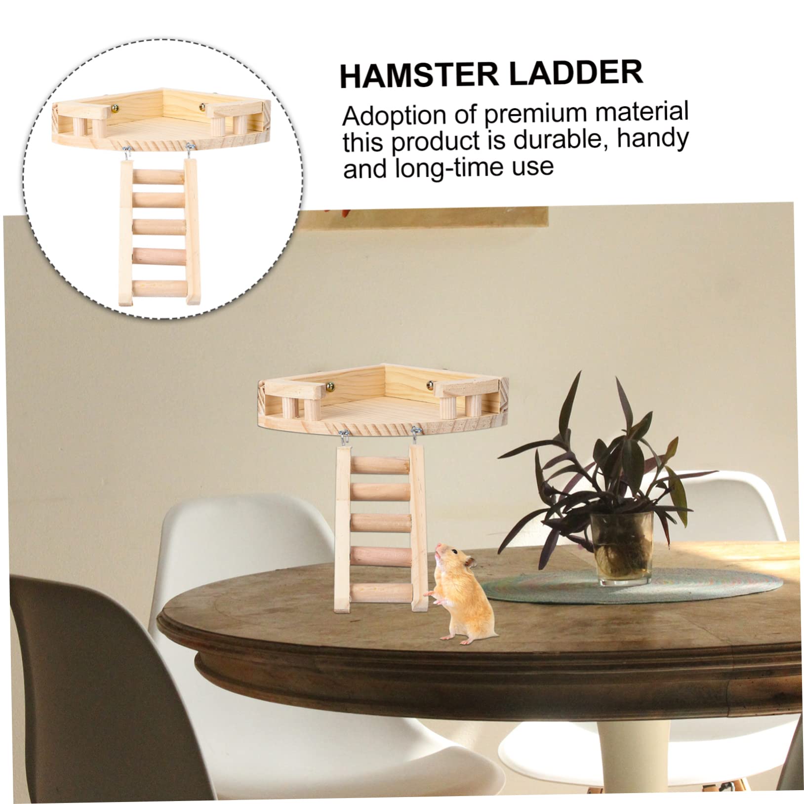 Guinea Pig Platform Wooden - Small Animal Cage Accessory For Hamsters ...