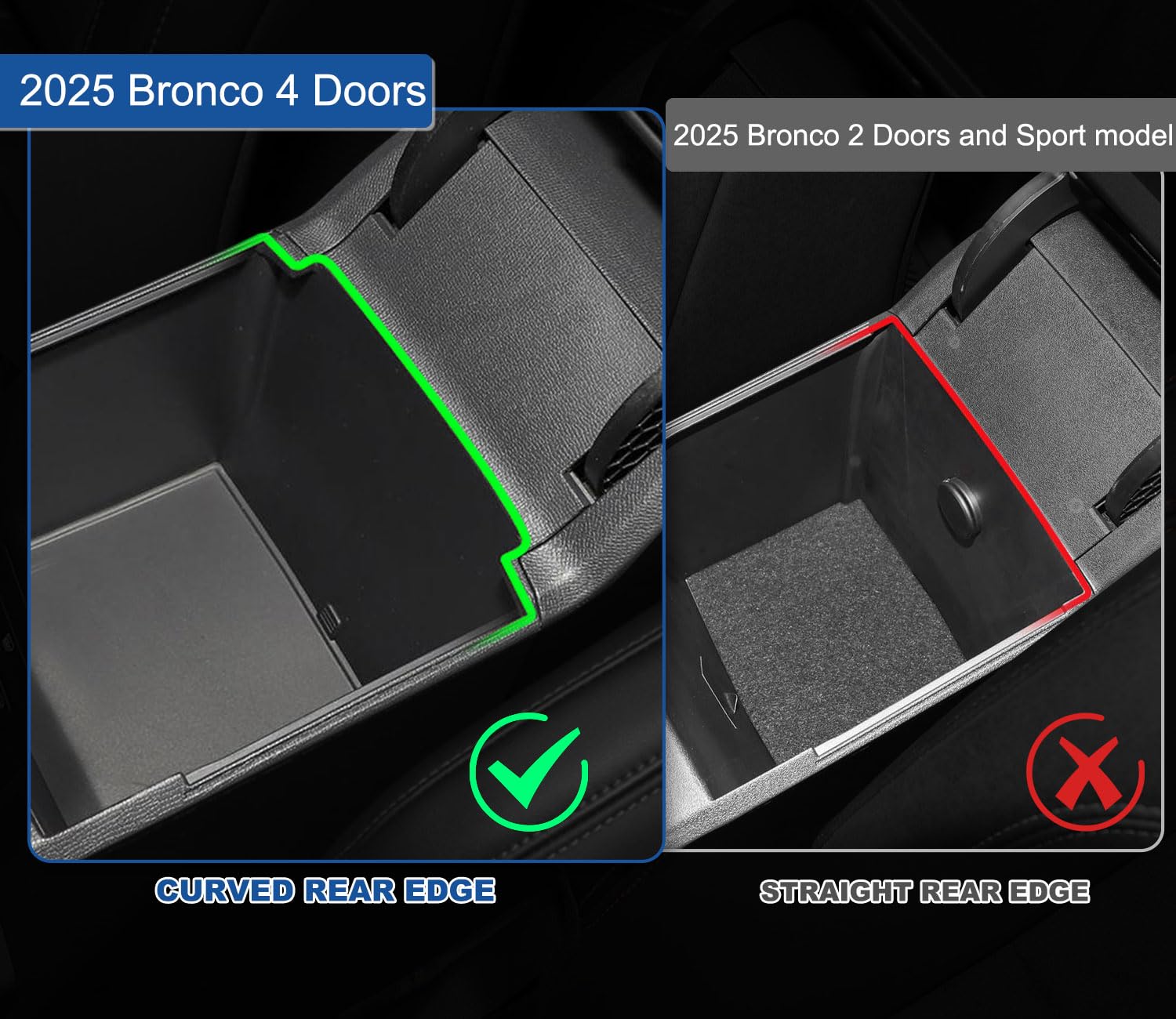 Snapklik.com : 2025 Upgrade Center Console Organizer Fit For 2025 Ford ...