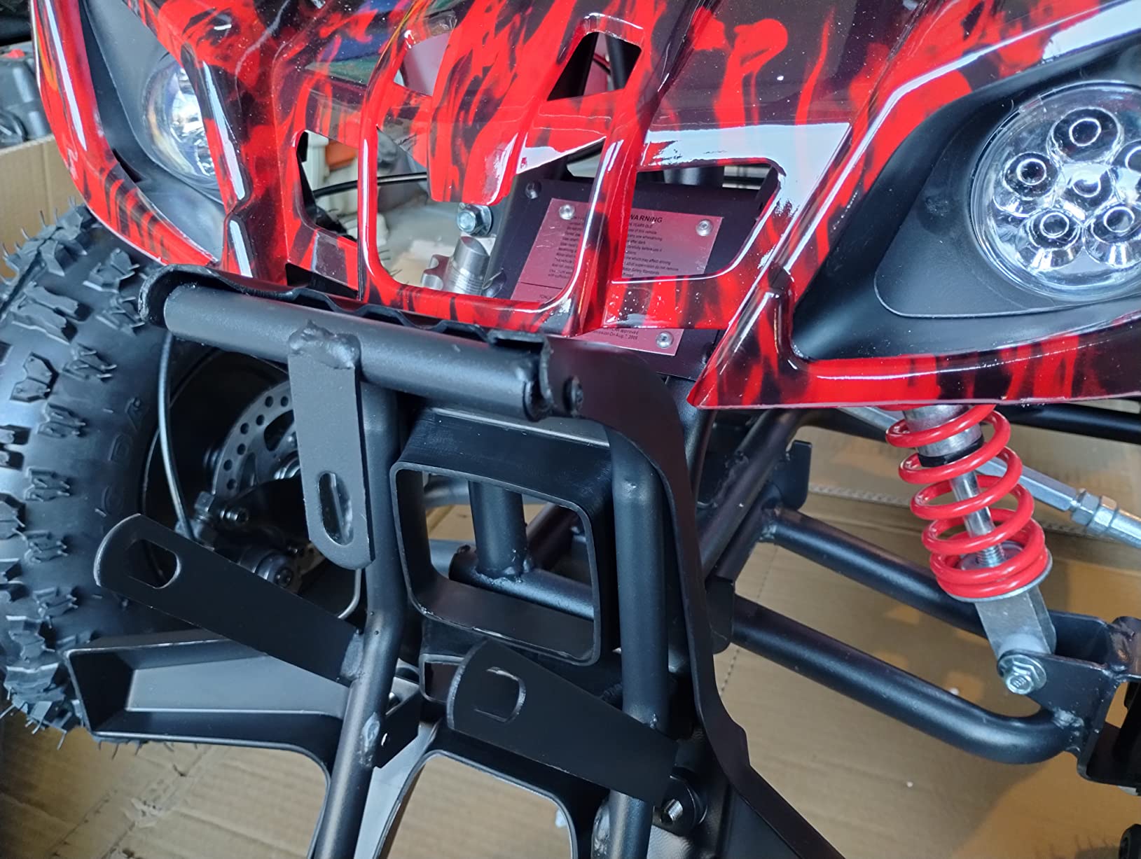 $58/mo - Finance X-PRO ATV 4 Wheelers 40cc ATV Quads Quad (Spider Red ...