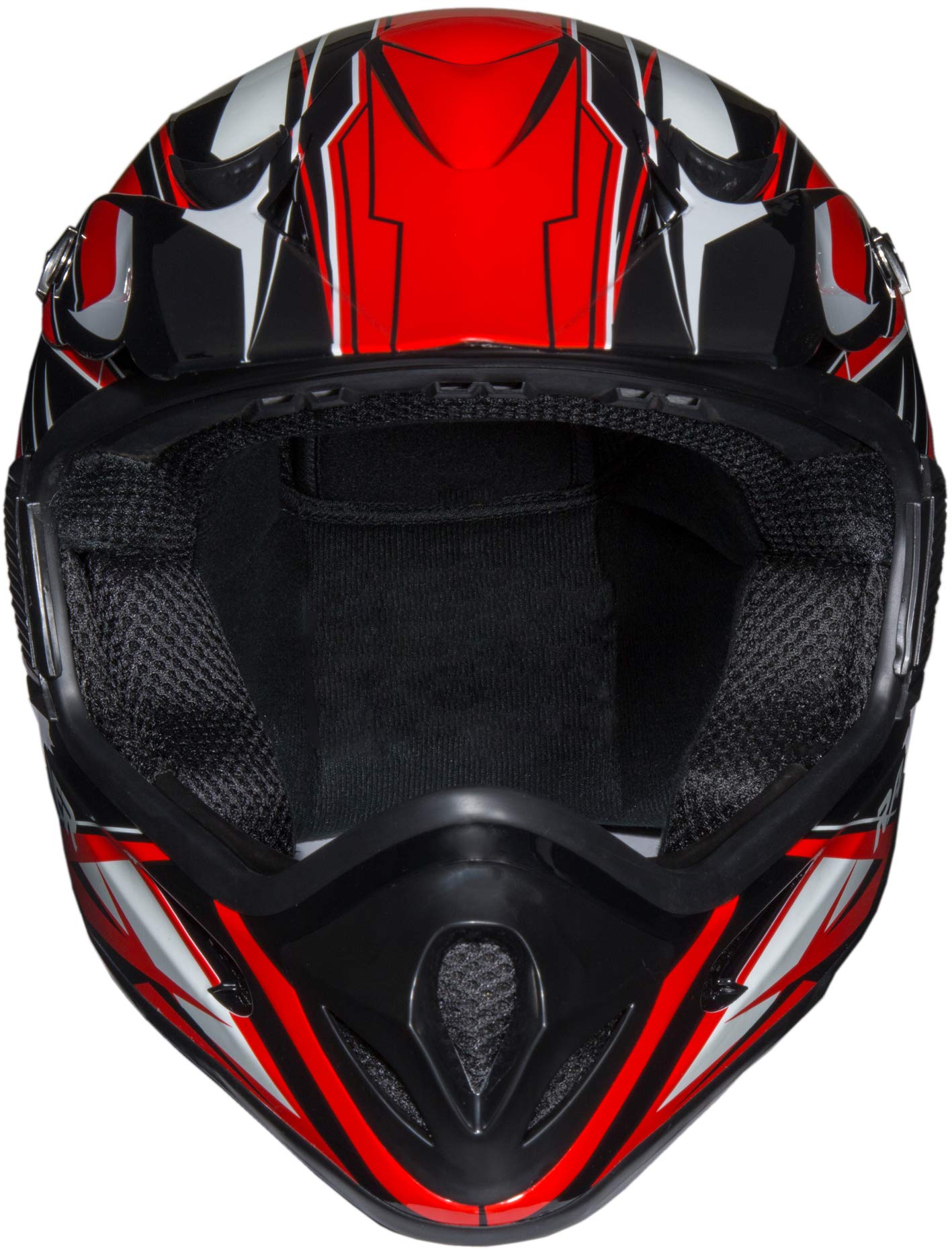 Snapklik.com : 2121014 RX1 Red Medium Adult MX Off-Road Helmet