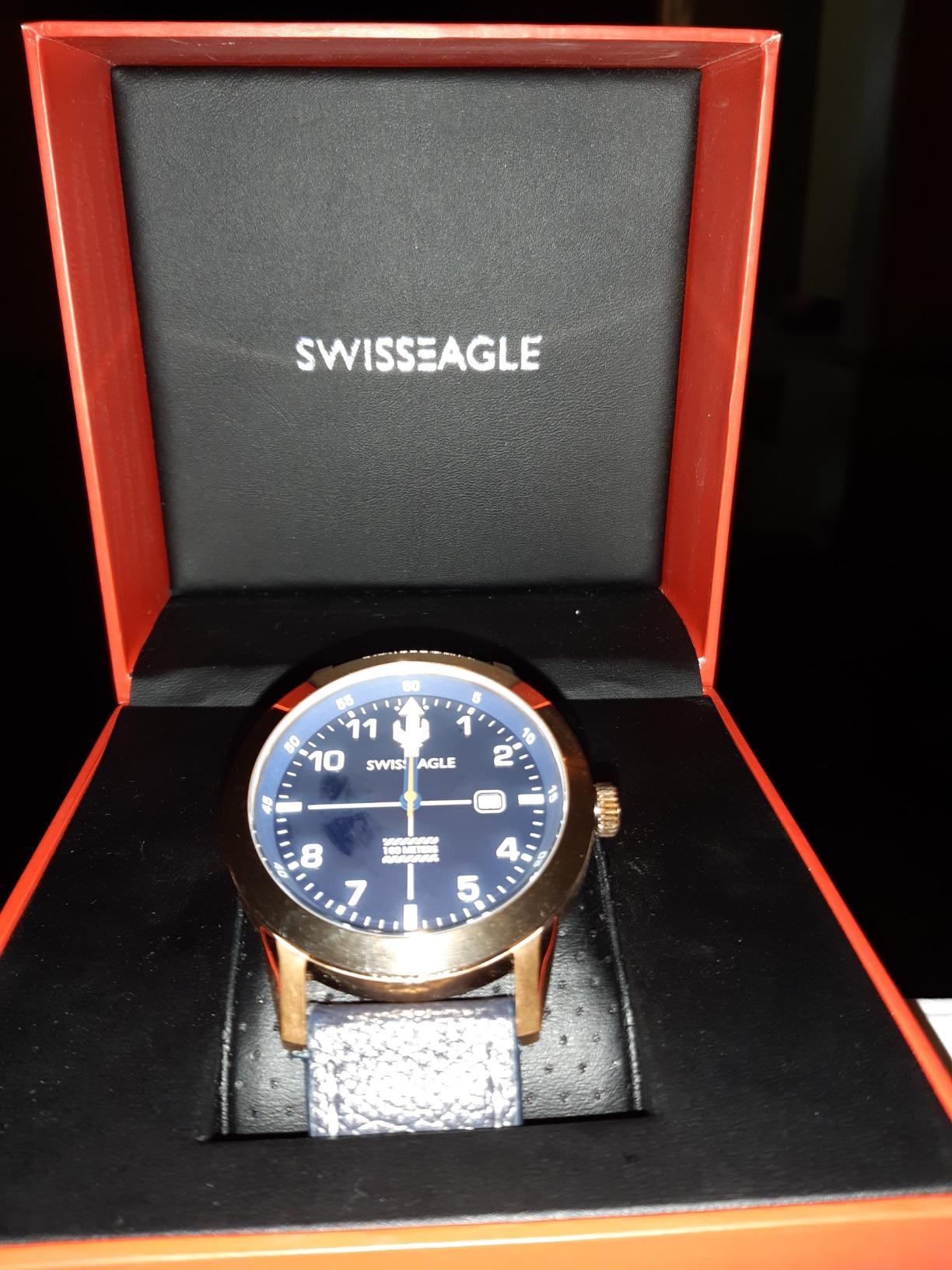 Buy Swiss Eagle Analog Blue Dial Men's Watch - SE-9122-05 at Amazon.in