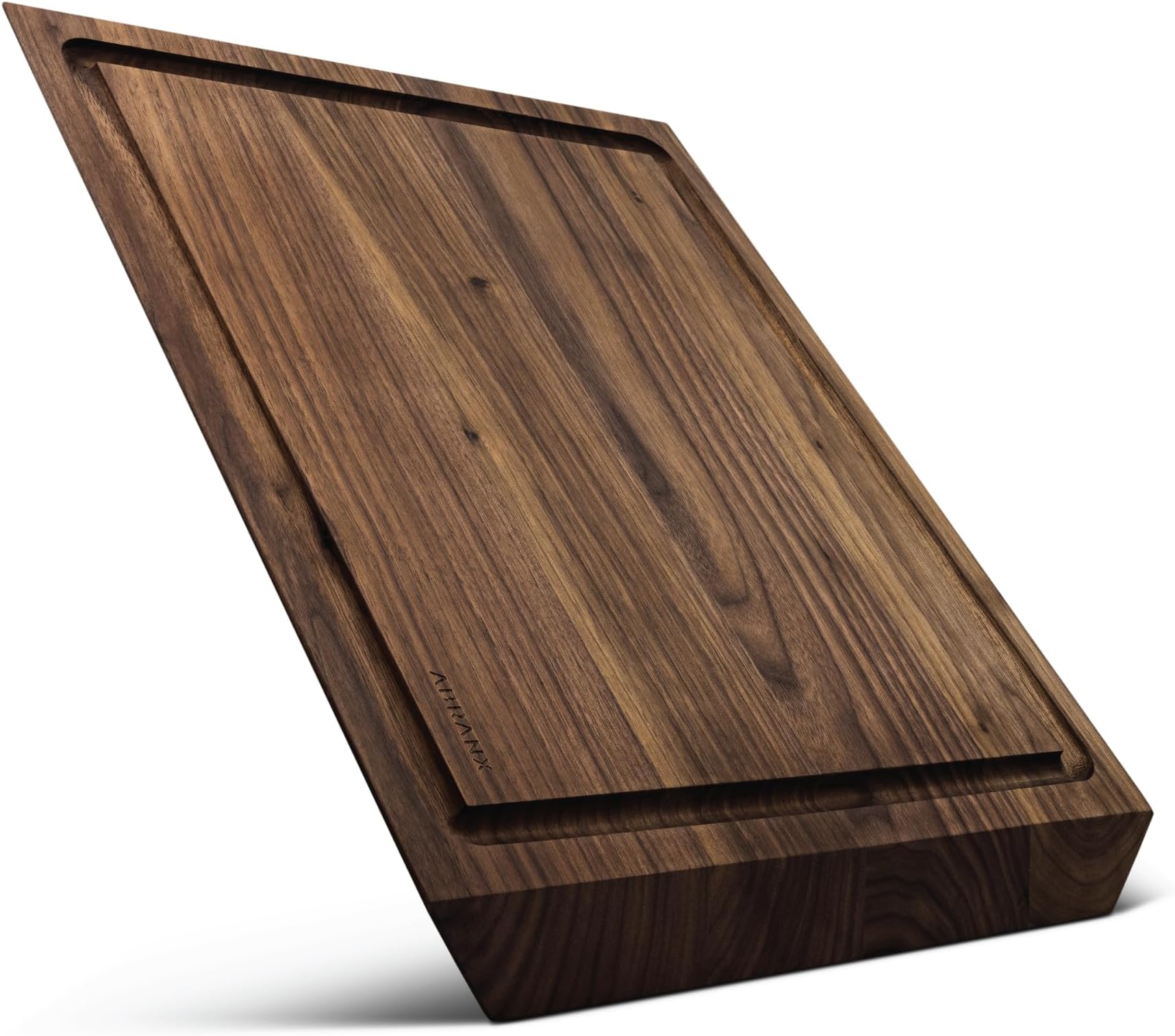 Amazon.com: Black Walnut Cutting Board With Juice Groove 12x16, Premium ...