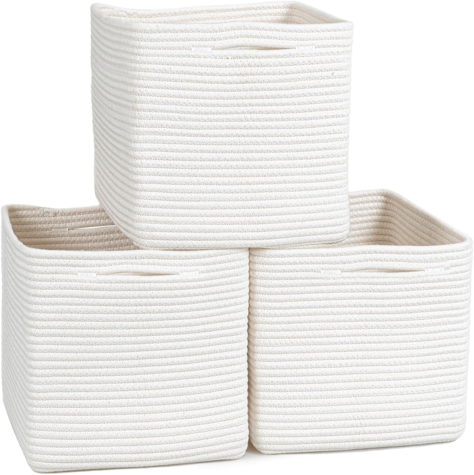 Amazon.com: joybest Cube Storage Bins Set of 4, 11inch Cube Baskets ...