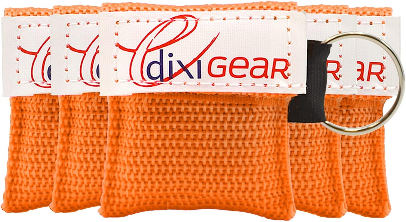 Amazon.com: KONMED 50 Pieces CPR Key Chain Emergency CPR Face Shields ...