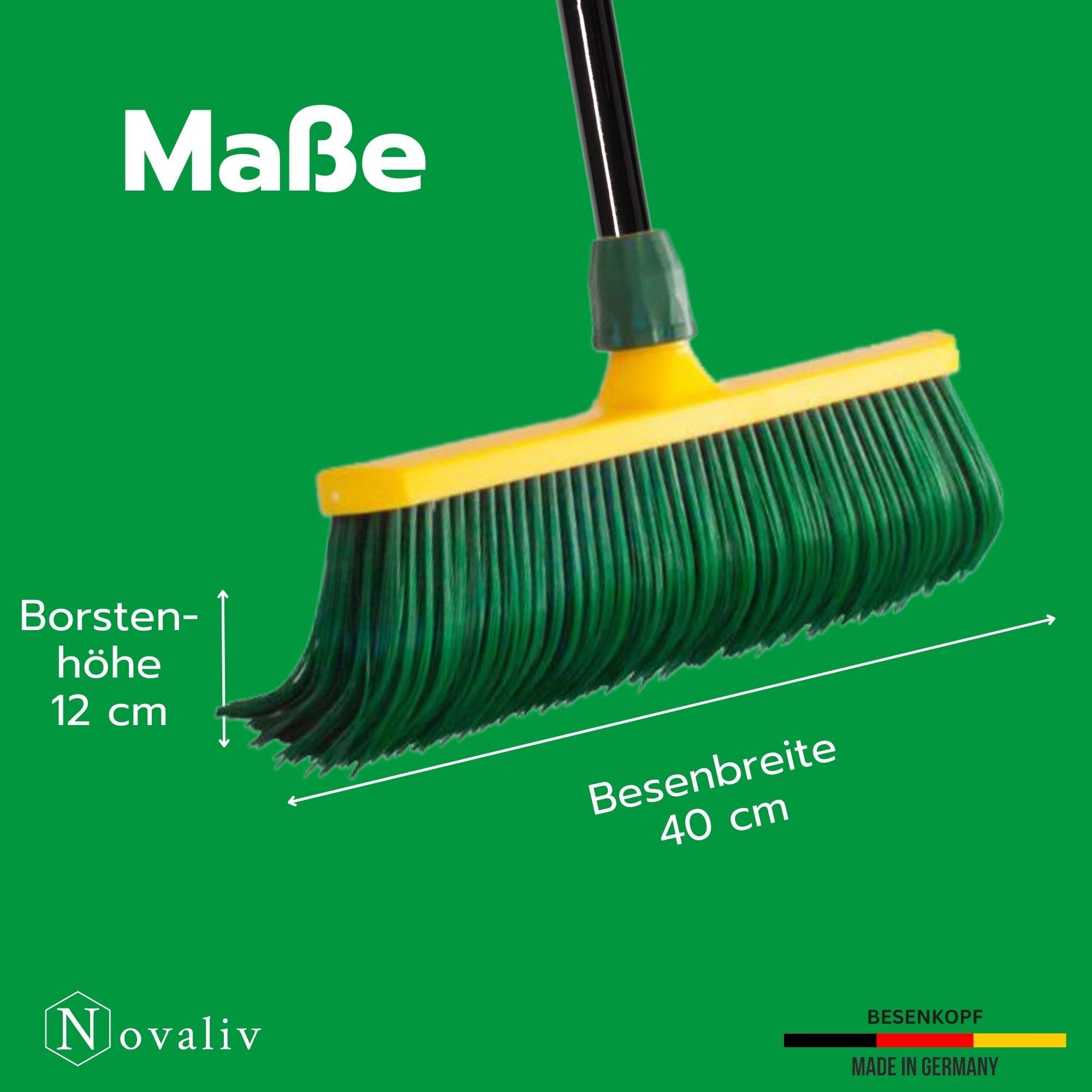 Novaliv Premium Claw Brush with Handle 40 cm, Special Broom Curved ...