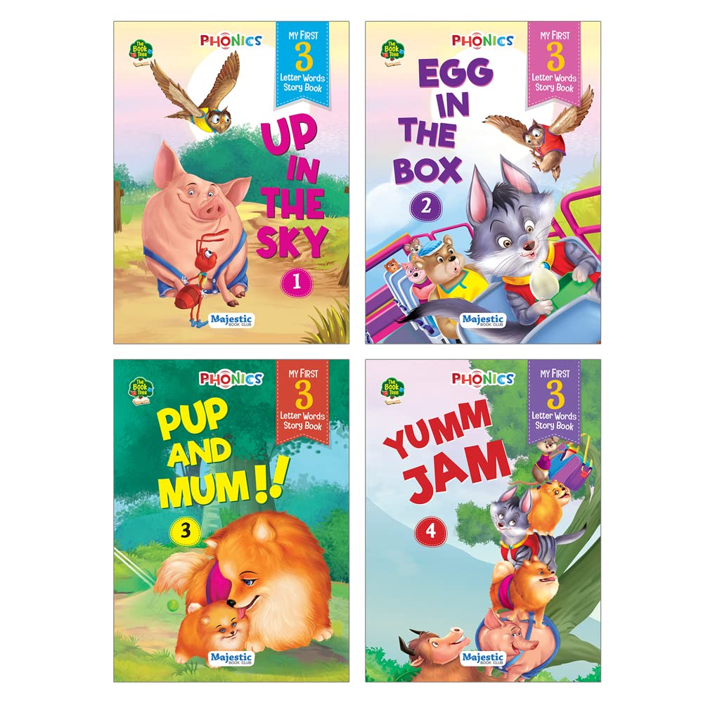 Buy THE BOOK TREE Phonics First Reading Book of 3 letter words reading ...