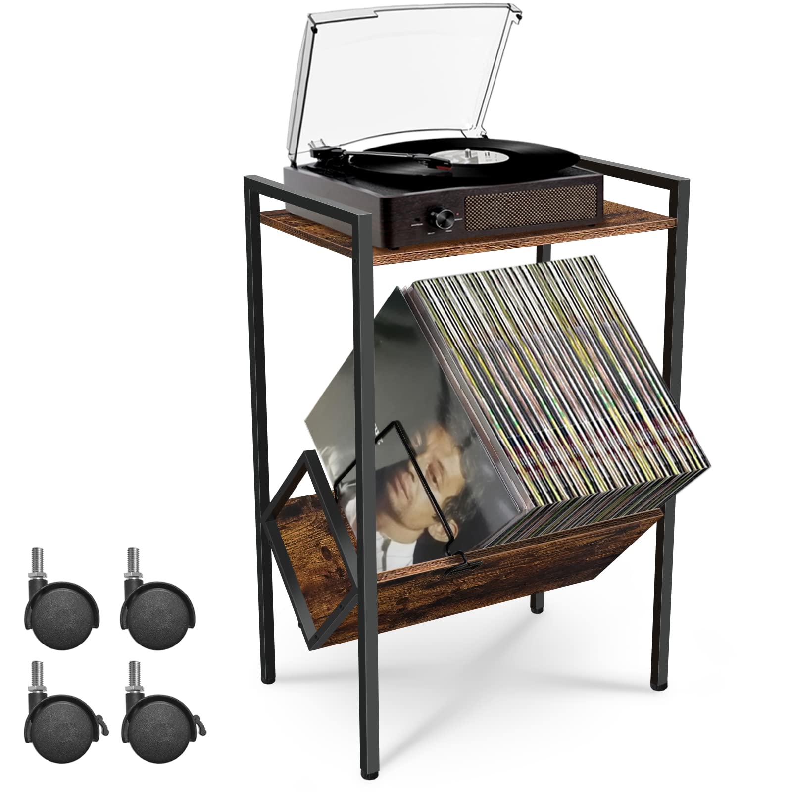 Retro Table With Record Player