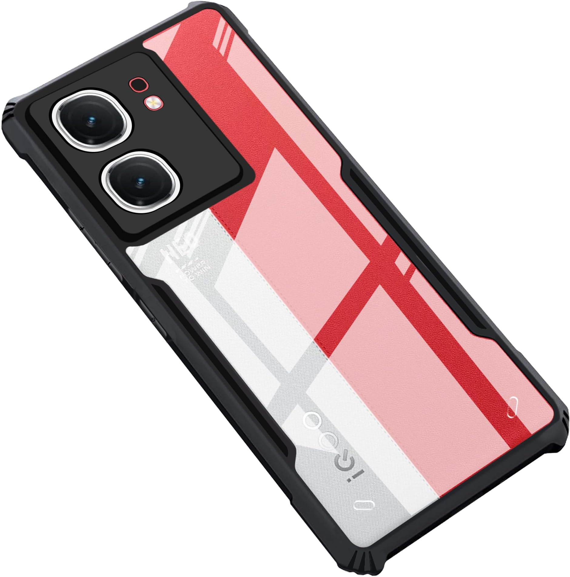 TheGiftKart Hybrid Shockproof Sleek Armor iQOO Neo 9 Pro 5G Back Cover ...