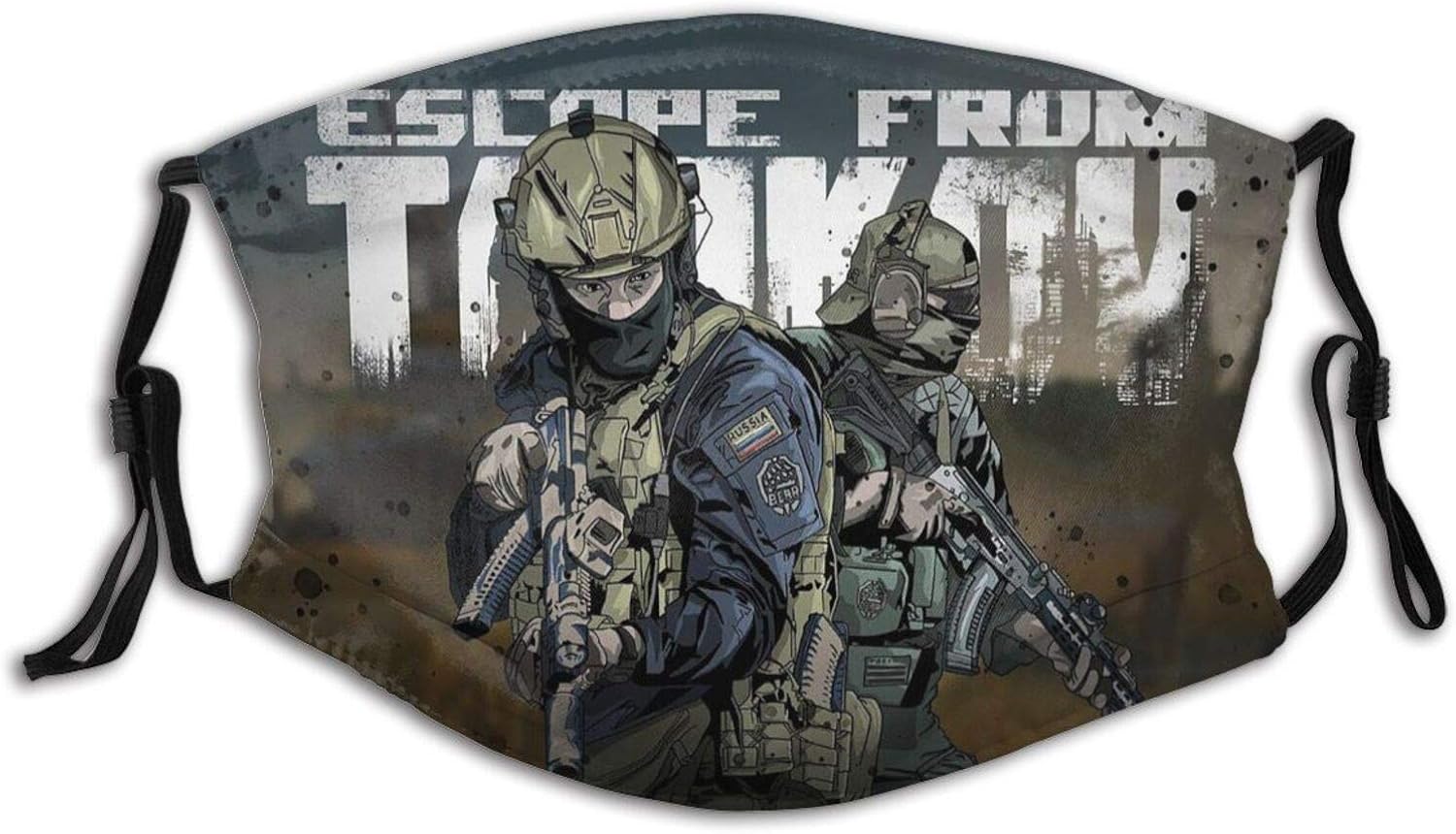 Petirmoso Escape from Tarkov Reusable Windproof Mask Fashion Decorative ...