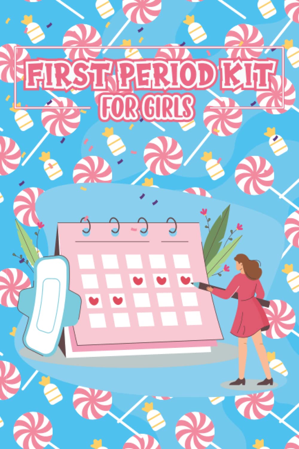 First Period Kit for Girls: An Excellent Period Tracker Log Book Keep ...