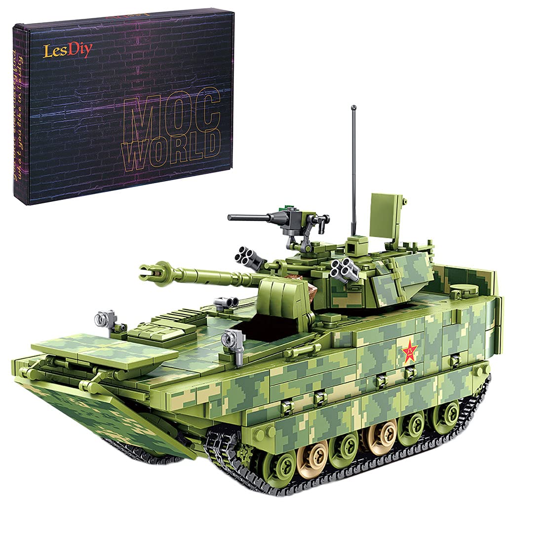 Buy QQEE Swat Amphibious Infantry Fighting Vehicle Tank Model Vehicle ...