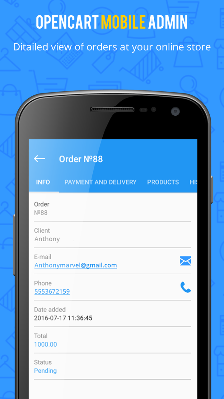 OpenCart Mobile Admin - App on Amazon Appstore