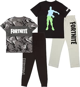 Amazon.com: Fortnite Emotes Long Pyjamas Twin Pack, Youth, Official ...