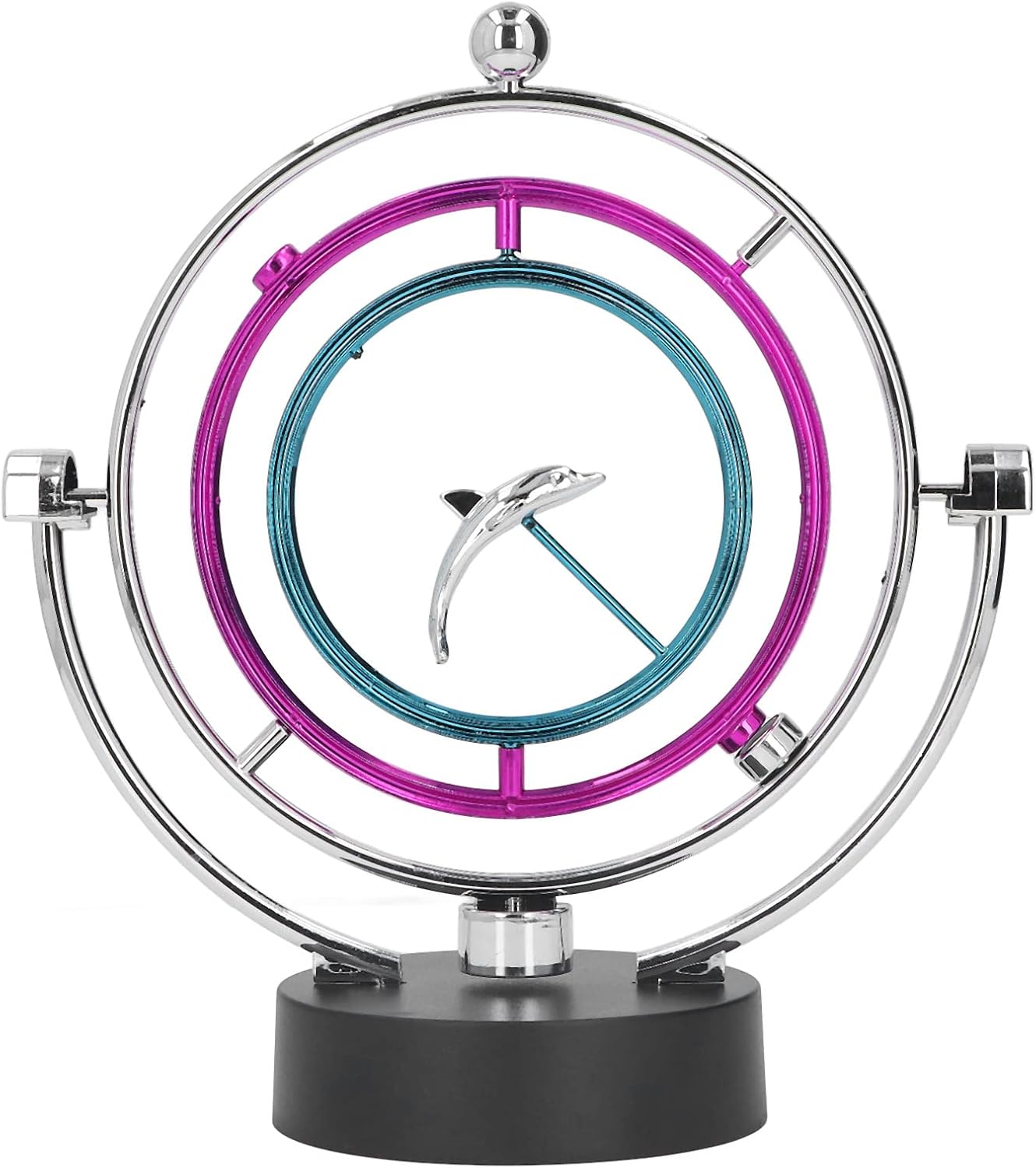 Electronic Perpetual Motion Desk Toy Revolving Balance Balls Physics ...